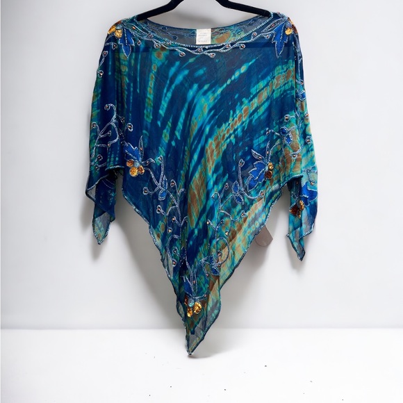 Silk | Accessories | Silk Poncho | Poshmark